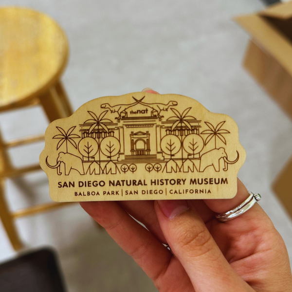 Natural History Museum Magnet – Gold Leaf Nat